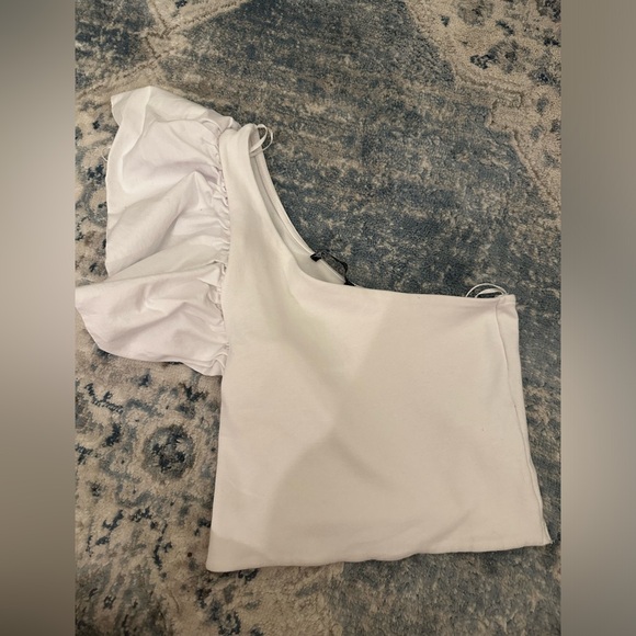 Zara | Tops | Zara One Shoulder Top | Poshmark